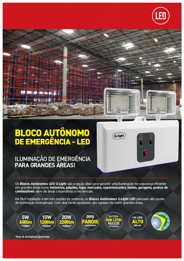 Bloco Autônomo de Emergência - Adantas Comercial | Materiais Elétricos ...